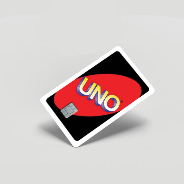 Funny Uno Debit Card Sticker - Aurablank