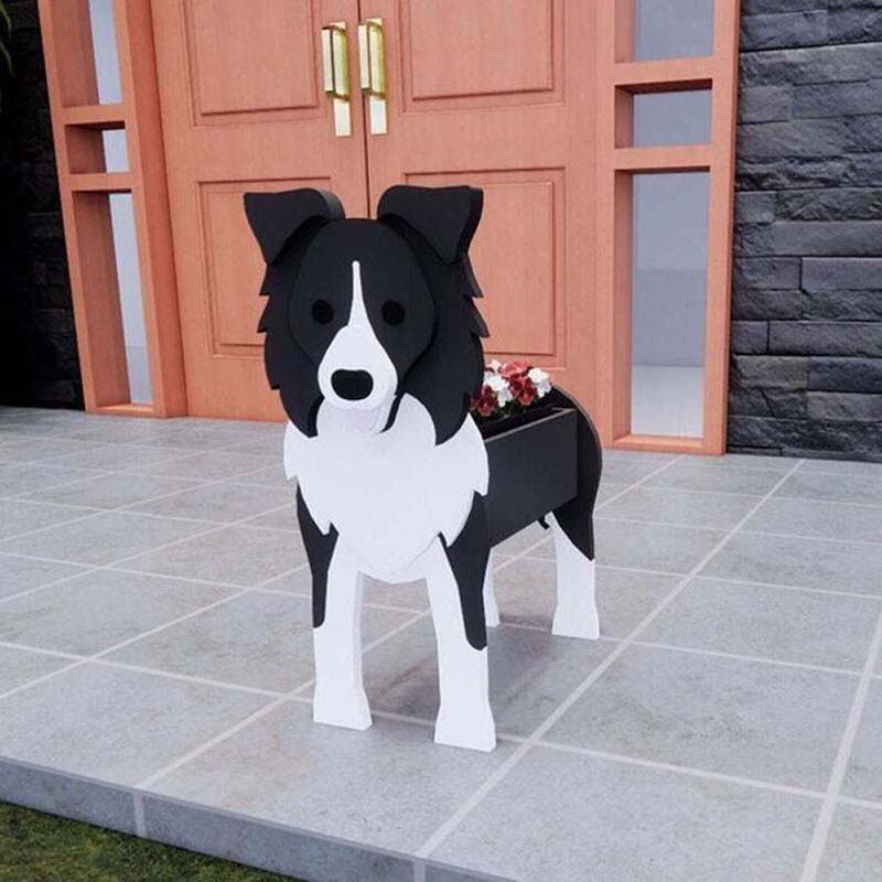 Border Collie Planter AP038 – Aurablank